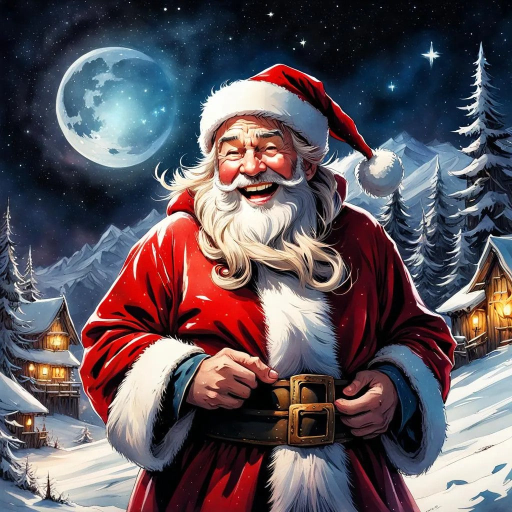 Laughing Santa – aanabanana